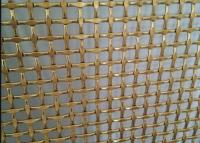 China Stainless Steel 304 Decorative Wire Mesh For Furniture Architectural Brass Mesh for sale