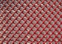 China Lightweight Red Decoration Wire Mesh Chainlink Decorative Metal Mesh for sale