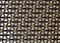 China Brass 50mm*50mm Plain Weaving Wire Mesh For Decorating for sale