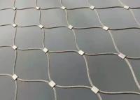 China 60*60mm Balustrade Cable Mesh 3mm Wire Steel Cable Mesh For Zoo Fence for sale
