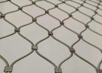 China 7x7 7x19 Balustrade Cable Mesh 1.5mm 316L Stainless Cable Mesh for sale