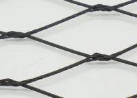 China 40*40 Opening Wire Rope Nets PVC Coated Balustrade Cable Mesh for sale
