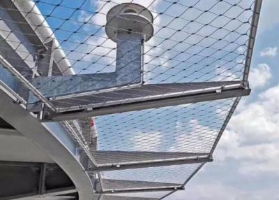 China Silver Rope Net Fence Customized Metal Wire Mesh for sale