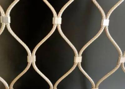 China AISI316 50*50mm Balustrade Cable Mesh Heavy Duty X Tend CE/SGS Certified for sale