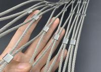 China 1.5mm Balustrade Cable Mesh Steel Rope Mesh With 50mm*50mm Opening for sale