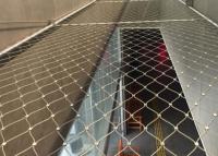 China Manufacturer Of AISI 304 40mm*40mm  Wire Rope Balustrade Wire Mesh CE Certified for sale