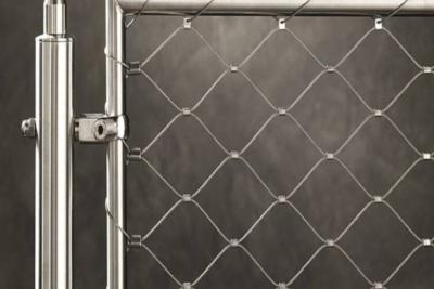 China 304 Stainless Steel Rope Mesh For Protective Safety Net Anti-Falling Steel Wire Mesh for sale