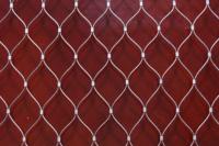China 22mm*22mm Knotted Steel Wire Rope Mesh Cable Netting As Avairy Netting for sale