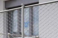 China AISI304 Easy-installation 40mm*40mm Rope Net Fence With 1.5mm Wire Diameter for sale