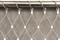 China Flexible Metal Mesh Panels Stainless Steel 316 Rope Net Fence With 2.0mm Wire for sale