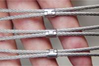 China Semi Transparent Rope Net Fence Lightweight 316 Stainless Steel Mesh for sale