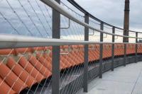 China Flexible Metal Mesh Panels Stainless Steel 316 Rope Net Fence With 2.0mm Wire for sale