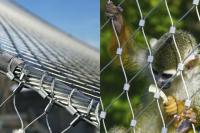 China SS304 Stainless Steel 1.6mm Flexible Cable Wire  Mesh  For Aviary for sale