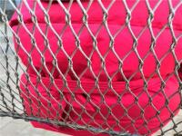 China 30*30 Stainless Steel Aviary Rope Netting Oxidized Black Aviary Fencing Mesh for sale