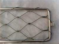 China Durable 50*50mm Stainless Steel Rope Net Flexible Cable Net Fencing for sale