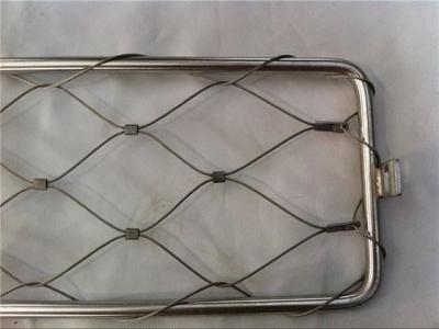 China AISI316 Durable 50*50mm Stainless Steel Flexible Cable  Fencing CE/SGS Certified for sale
