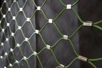 China Green 2mm Zoo Rope Netting 304 Stainless Steel Cable Mesh Aviary Wire Mesh for sale
