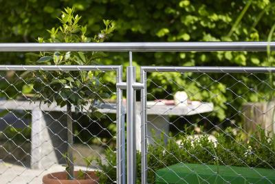 China 7*7 Stainless Steel Aviary Rope Mesh 40*40 Aviary Netting For Birds for sale