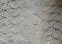 China SS304 3.0mm Flexible Stainless Steel Wire Rope Cable Mesh For Zoo Mesh for sale