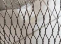 China Woven Type Zoo Rope Netting 50*50 Stainless Steel Cable Mesh 2.0mm for sale