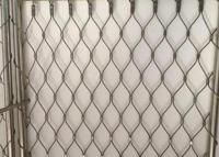 China 80mm*80mm Wire Rope Mesh Anti Rust Ferruled Stainless Steel Wire Cable Netting for sale