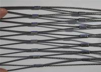 China Black Strength Aviary Rope Netting 25*25mm Rope Mesh For Bird Cages for sale