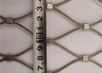 China 1.5mm Wire Diameter 30mm Mesh Size AISI 304 or 316 Stainless Steel Cable Mesh for Safety Fencing for sale