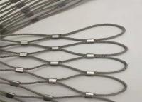 China 3mm Stainless Steel 304 Wire Rope Mesh with 50mm Mesh Size for Zoo and Aviary Enclosures for sale
