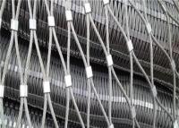 China 2mm Stainless Steel Wire Rope Mesh with 40mm Mesh Size and Customizable Design for Safety Fencing for sale