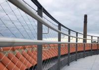 China 2mm Stainless Steel Cable Mesh with 40mm Mesh Size in AISI 304 or 316 for Shopping Mall Safety Fence for sale