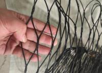 China Black Oxidized 2.0mm Cable Zoo Rope Mesh 60*60mm SS304 Zoo Rope Netting for sale