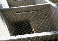 China OEM Stainlesssteel Wire Rope Mesh Custom Mesh Size For construction Safety for sale
