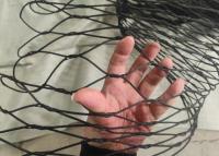 China Oxidized Black 25*25mm Balustrade  Cable Mesh 1.2mm Stainless Steel Rope Mesh for sale