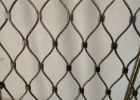 China Black Oxidized Rope Net Fence 30*30 Opening Stainless Steel Cable Mesh for sale