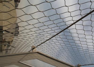 China OEM Stainless Steel Cable Mesh 50*50mm For Fall Prevention Fencing for sale
