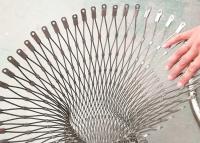 China 50cm*50cm Rope Net Fence 2.0mm Stainless Steel Wire Rope Mesh for sale