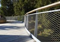 China 50cm*50cm Rope Net Fence 2.0mm Stainless Steel Wire Rope Mesh for sale