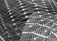 China 30*30 Opening Rope Net Fence 304 Stainless Steel Wire Cable Mesh for sale