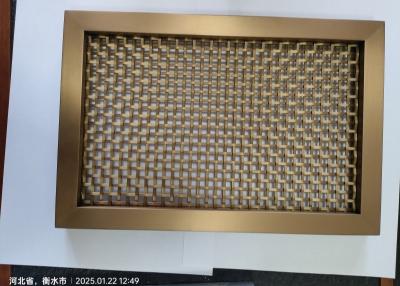 China Decorative Copper Mesh Customized Crimped Brass Wire Mesh Wire Mesh Gill for sale