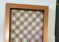 China 2.0mm Low Maintence Cabinet Decorative Wire Mesh Eco-Friendly for sale