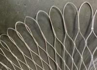 China Cable Mesh 20*20mm Wire Rope Mesh 7*19 Stainless Steel Rope Net for sale