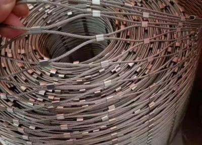 China 316 Rope Net Fence  50*50mm Opening Stainless Steel Cable Mesh for sale