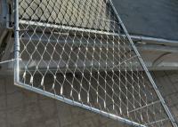 China Anti Rust Balustrade Cable Mesh 80*80mm Stainless Steel Wire Rope Mesh for sale