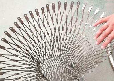 China Ferruled Heavy Duty Rope Net Fence 2.0mm Wire for sale