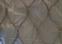 China OEM Stainlesssteel Wire Rope Mesh Custom Mesh Size For construction Safety for sale