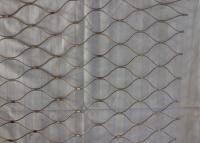 China 17mm*17mm Aviary Rope Netting 7*19 Stainless Steel Cable Mesh for sale