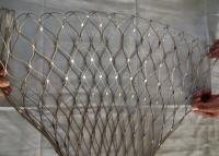 China Cable Mesh 20*20mm Wire Rope Mesh 7*19 Stainless Steel Rope Net for sale