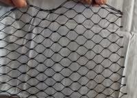 China 15mm*15mm SS316 Oxide Black Wire Stainless Steel Rope Mesh Net for sale