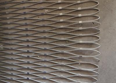 China 3mm Wire Diameter 50mm Mesh Size Stainless Steel 304 Wire Rope Mesh for Stair Balustrade and Aviary Fence for sale