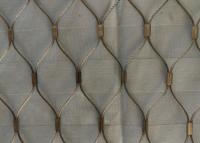 China 30mm*30mm  Knotted Steel Cable  Wire Rope Mesh As Staircase Fence for sale